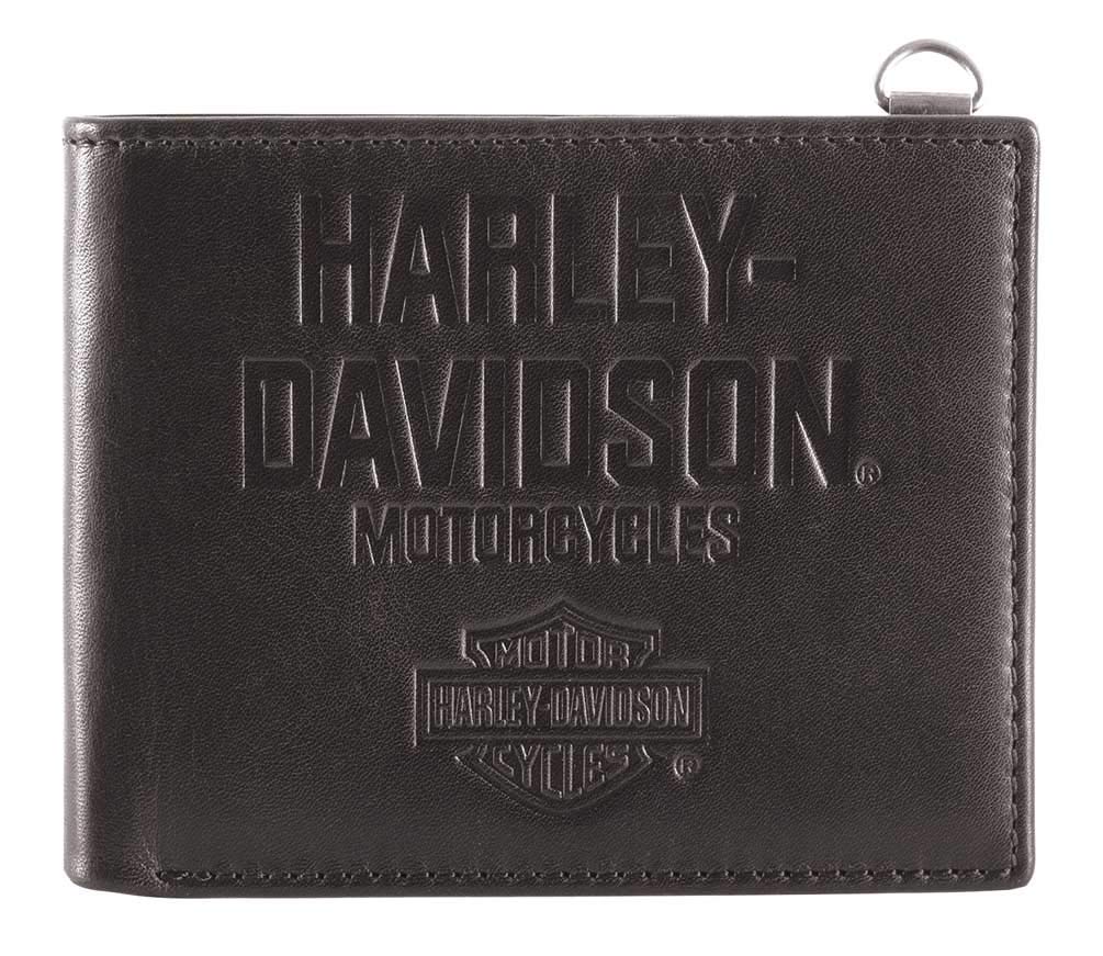 Harley-Davidson Men's Legendary Leather Bi-Fold Wallet w/RFID HDMWA11650