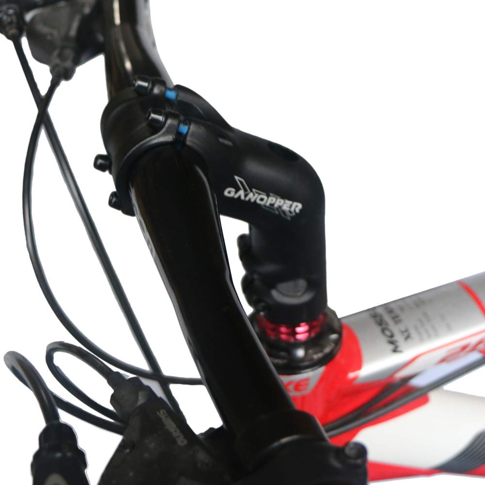 GANOPPER 31.8 Stem 60mm 30 Degree Riser Short Handlebar Stem for 31.8 Road Bike, MTB, BMX, Mountain Bicycle Part
