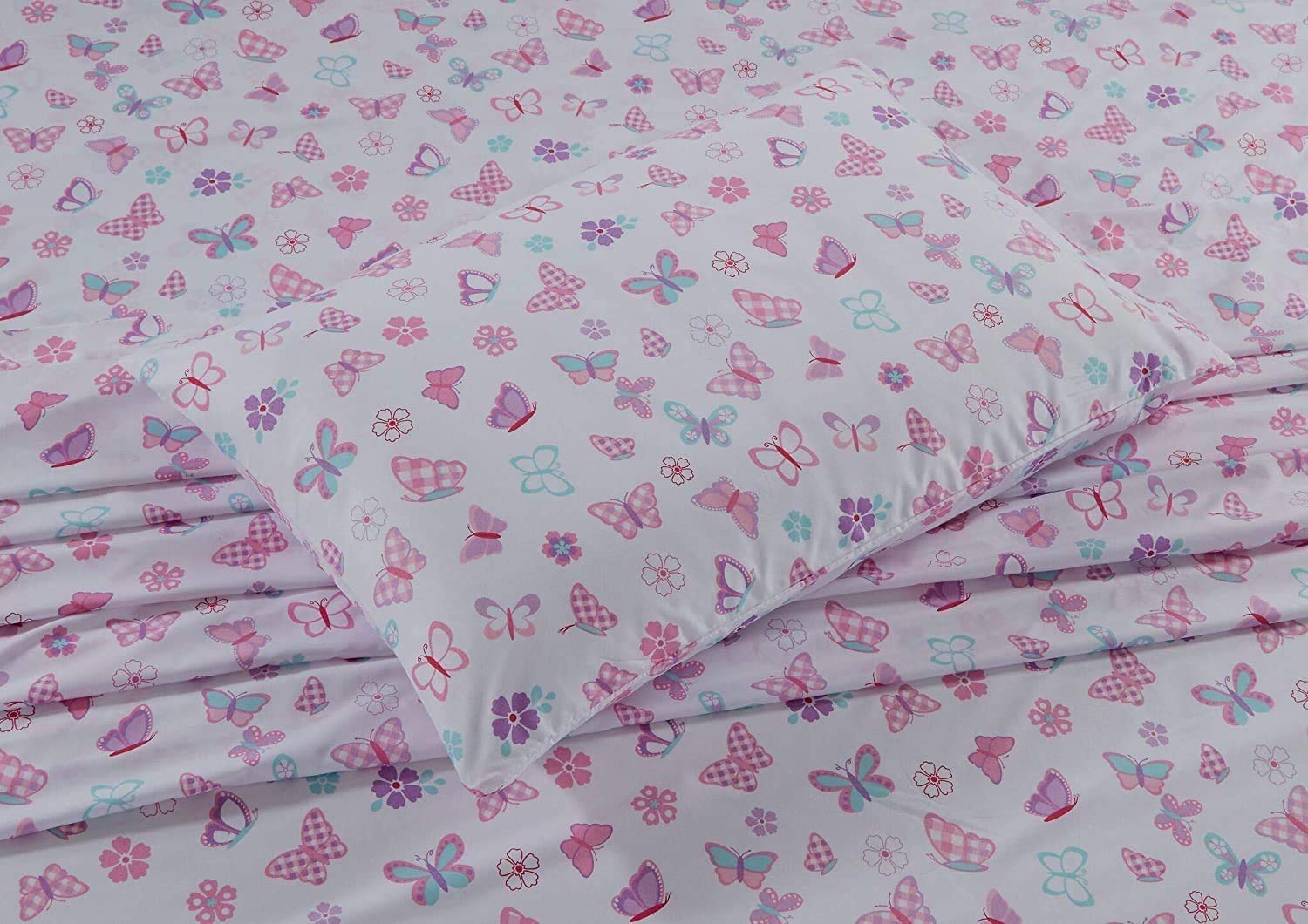 Home Collection Queen Size Comforter And Sheet Set Butterflies Birds Pink Blue Green New # Tree Butterfly