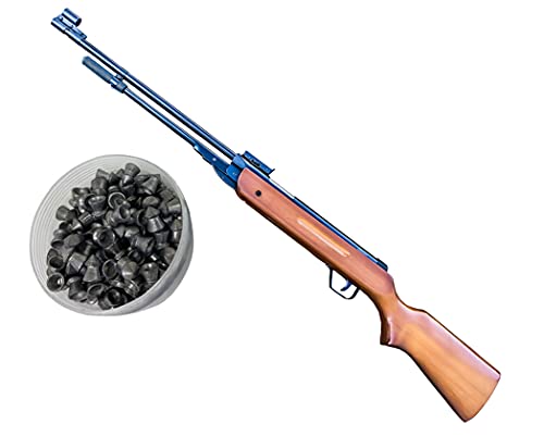 Isaazon New Air Pellet Rifle Air Gun Heavy Duty B3-1 5.5 mm 650-600 FPS 1045 mm + 200 Pellets Package