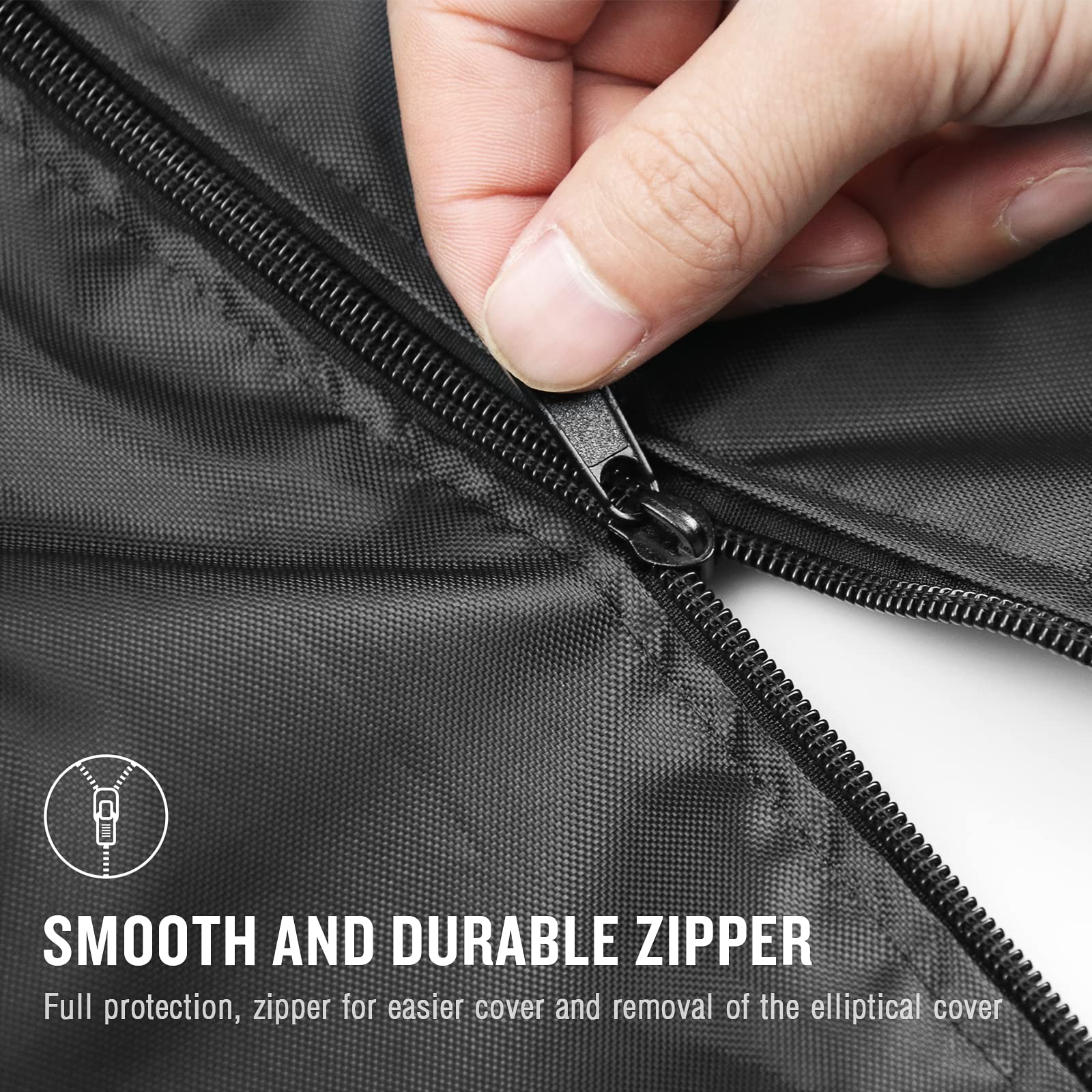 Kingling Elliptical Cover, Elliptical Exercise Machine Cover for 430/470/V-950X Elliptical Trainer Waterproof & Dustproof Protective Cover - 71''L x 29''W x 65'' H