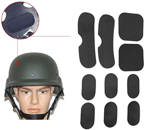 Hunting Explorer Tactical Airsoft Helmet Pads EVA Foam, 19pcs/Set Helmet Replacement Foam Padding Kits Set Accessories Mats for Fast/Mich/ACH/USMC/PASGT Helmet