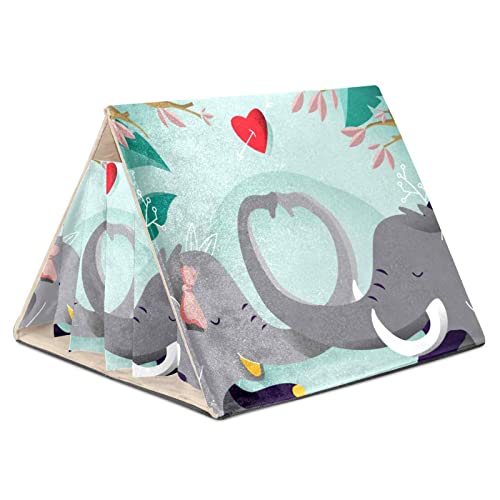 Y-DSIWX Guinea Pig Hideout House Bed, Elephant Couple Background Rabbit Cave, Squirrel Chinchilla Hamster Hedgehog Nest Cage