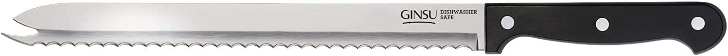 Ginsu KIS-KB-DS-001-1 Kiso Dishwasher Safe Original Slicer, 5"W x 14.25"H x 2.5"D, Black
