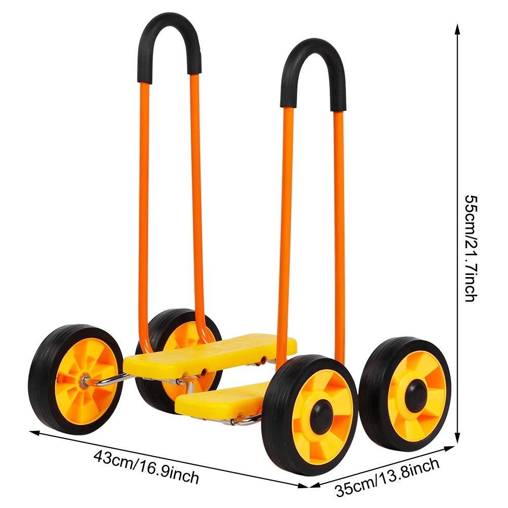 Kindergarten Balance Bike, Safe, Stable, & Sensory Training for Babies, Wider Tires & Anti-Slip Foot Pedals, with 2 Safe Handles