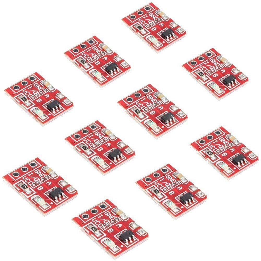 Gump's grocery 10PCS TTP223 Capacitive Touch Switch Button Self-Lock Module for Arduino
