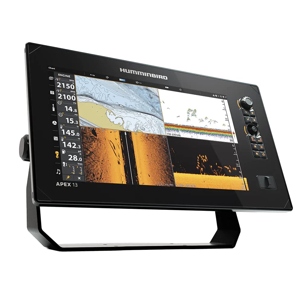 Humminbird 411470-1CHO APEX 13 MEGA SI+ CHARTPLOTTER CHO