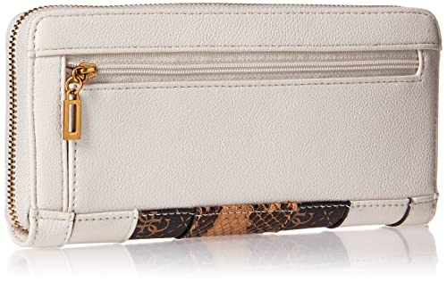 GUESS womens Bling Large Zip Around Wallet, Stone Multi, One size US