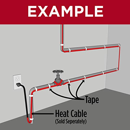 Radiant Solutions Company Glass Cloth Tape for Installing Heat Cable on Pipes