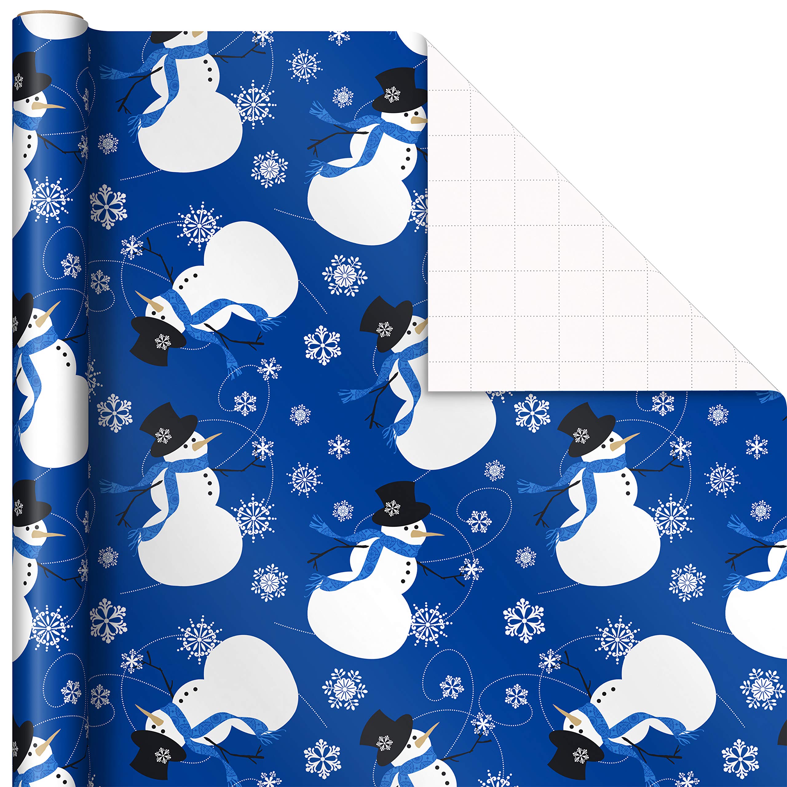 Hallmark Image Arts Christmas Wrapping Paper with Cut Lines on Reverse, Festive Fun (Pack of 4, 120 sq. ft. ttl)