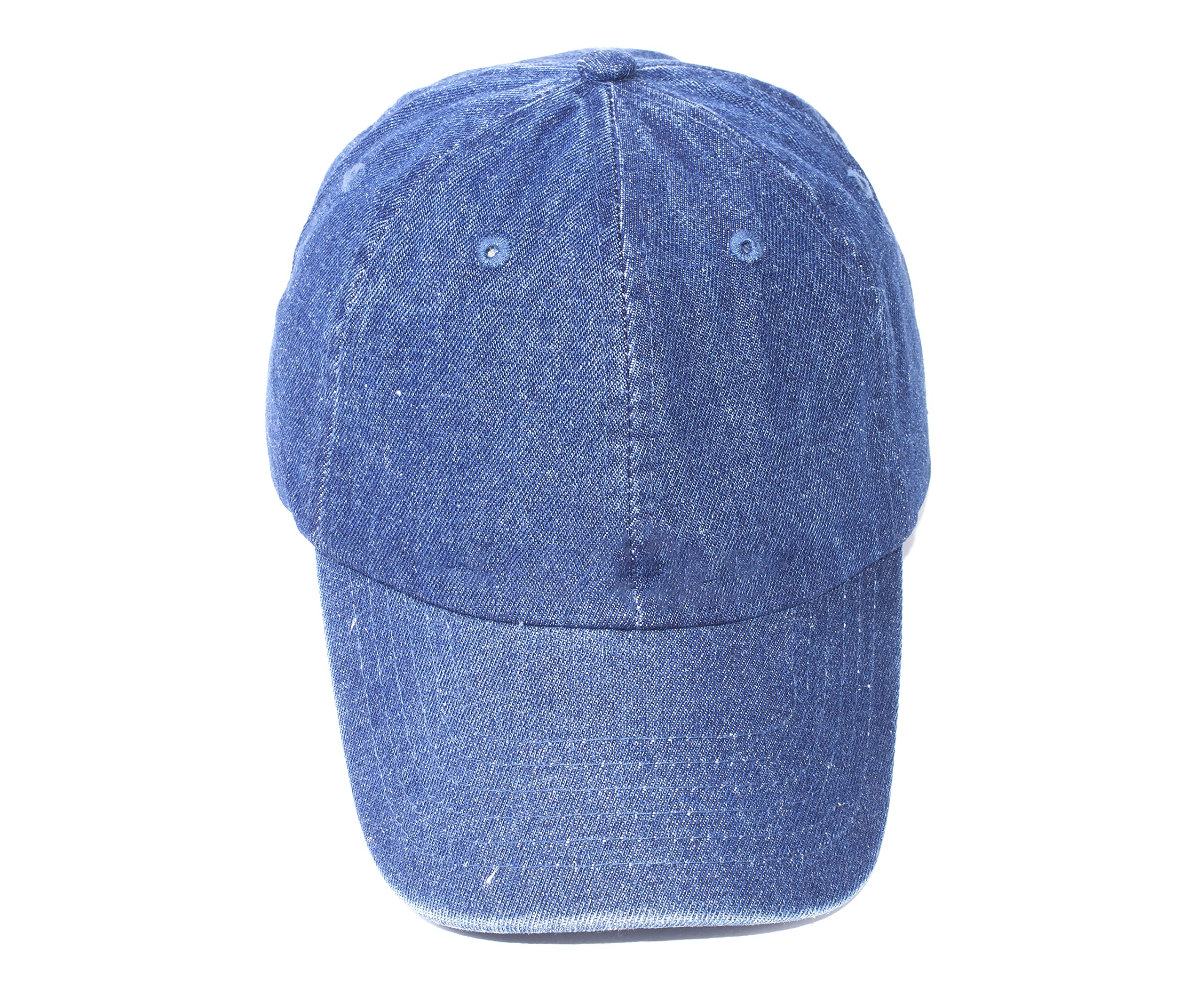 Jean Soft Comfort Casual Everyday Baseball Cap Women Surf Hat for Men Vintage Everyday Wear Low Crown Hat.(Navy)