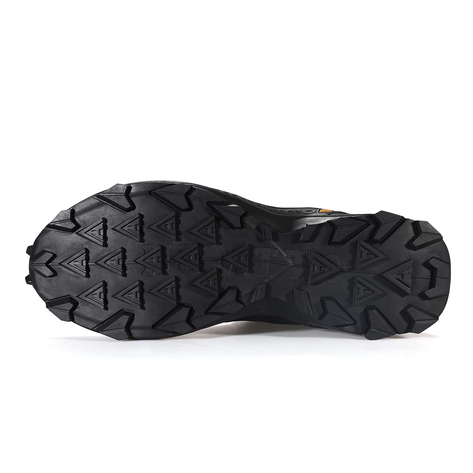 HUMTTO Hiking Shoes for Men Lightweight Anti Slip Outdoor Trekking Ankle Boots (Black, Numeric_9_Point_5)