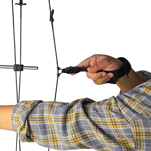 INDESIGN Archery Compound Bow Release Adjustable Wrist Strap Comfortable Quick Release Hunting Shooting Wrist Trigger