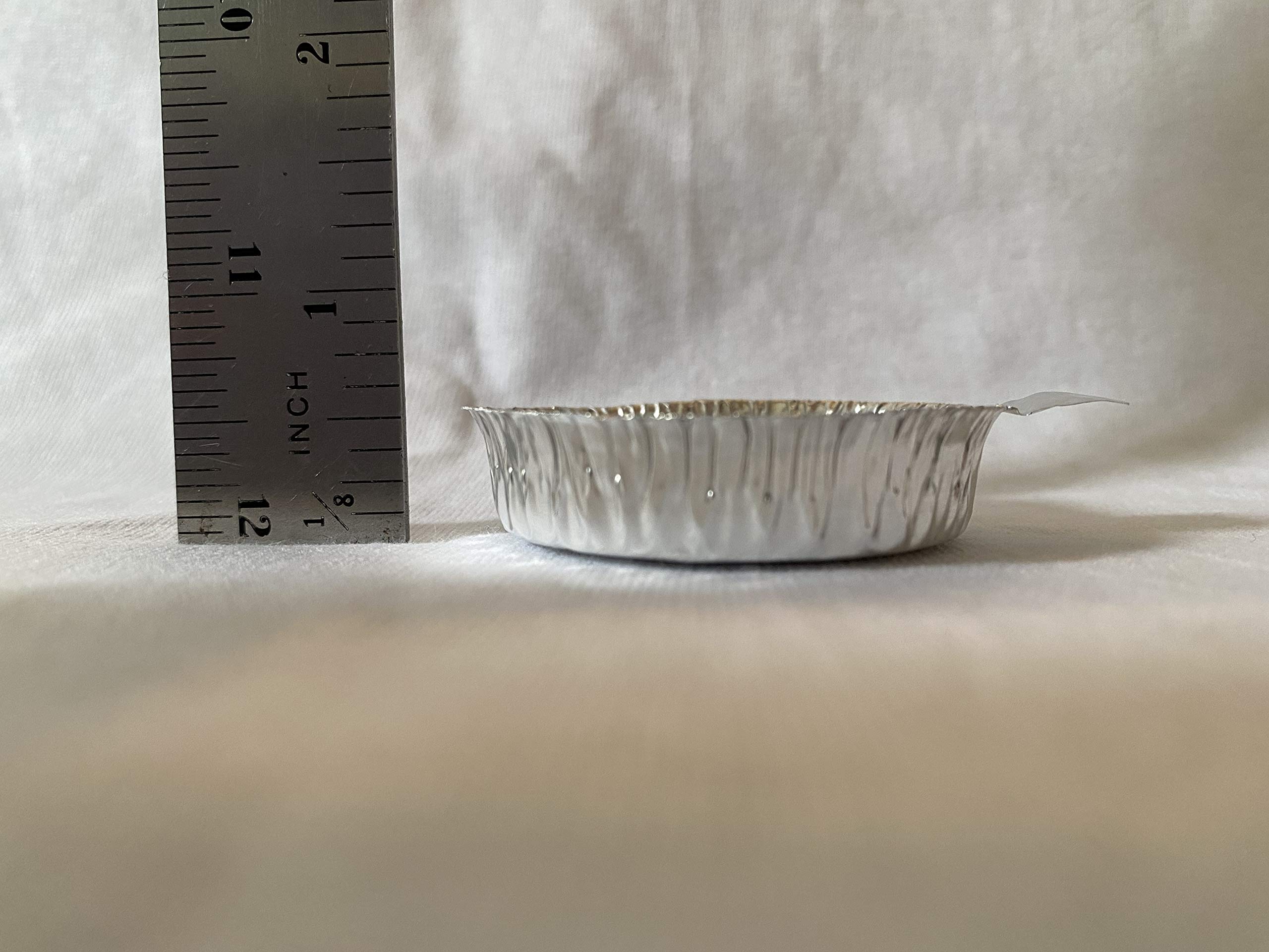 Weighing Boats,W-B43-AL-100, Aluminum, 43mm, Small, with Handle, Pack of 100
