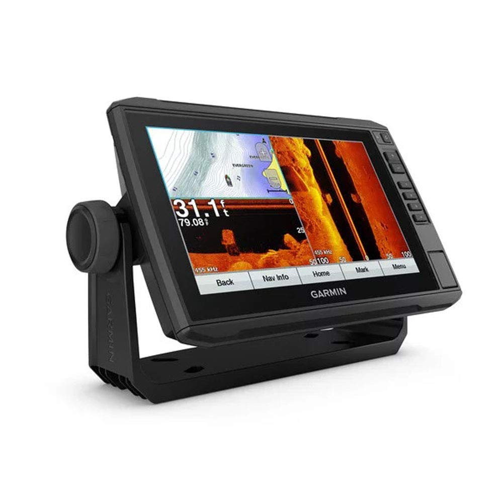 Garmin ECHOMAP Plus 93SV with GT52 Transducer, LakeVu g3, Sunlight-Readable 9", Chirp ClearVu, Chirp SideVu (010-01901-05)