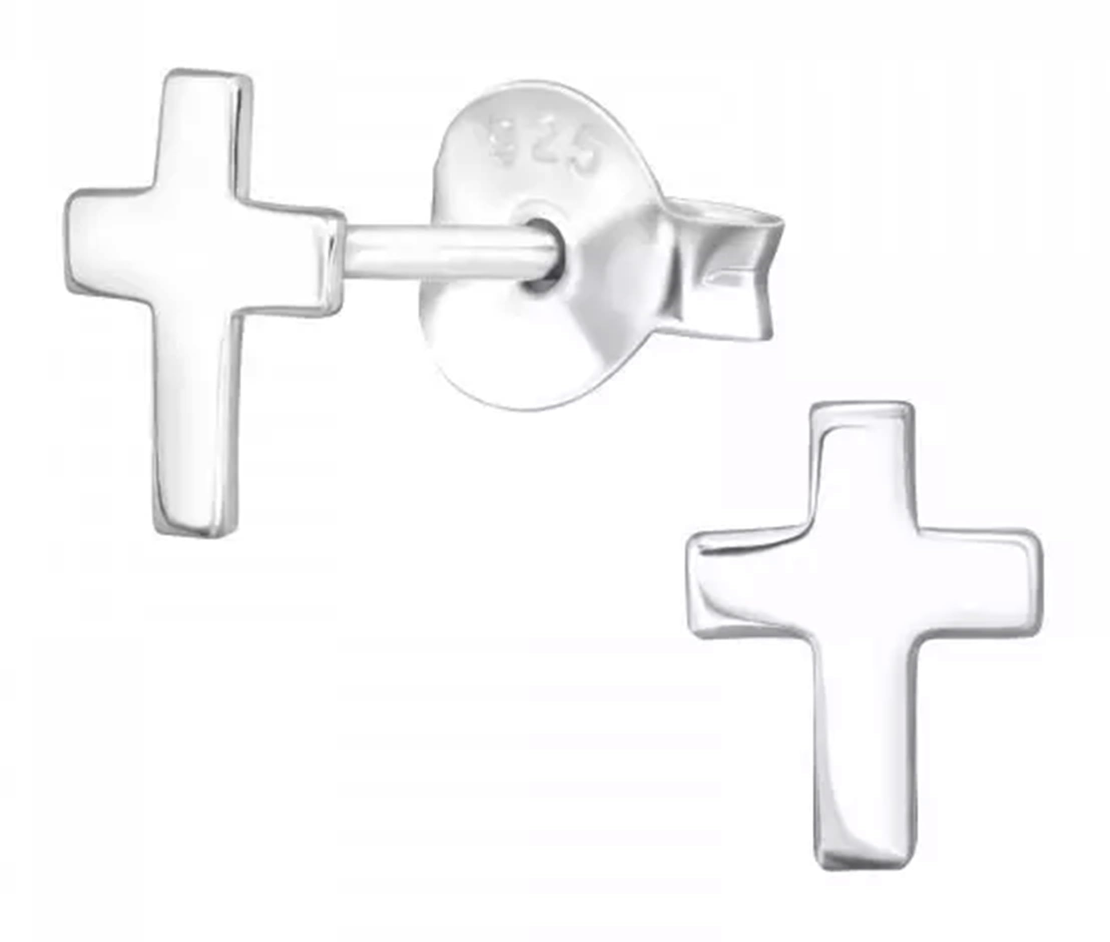 KIWI DAISY .925 Sterling Silver VERY TINY Stud Earrings, Multiple Piercings, for Cartilage, Helix, 2nd Ear Piercing (Nickel Free) (Skull)