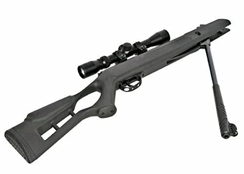 Hatsan Edge .22 Cal 1000 FPS / 21 FPE - Brake Barrel Air Rifle .22 Caliber w/ 3-9X32 Scope, QuietEnergy (QE) & Spring Piston | Small & Medium Game air Gun + Wearable4U 250x Pellets Bundle