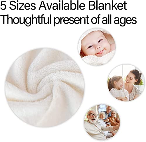 Sun Moon Flannel Fleece Throw Blanket Boho Exotic All Season Bed Blanket Room Decorative Bohemian Galaxy Fuzzy Blanket Astrology Space Cosmic Celestial Orange Plush Blanket Throw 50"x60"