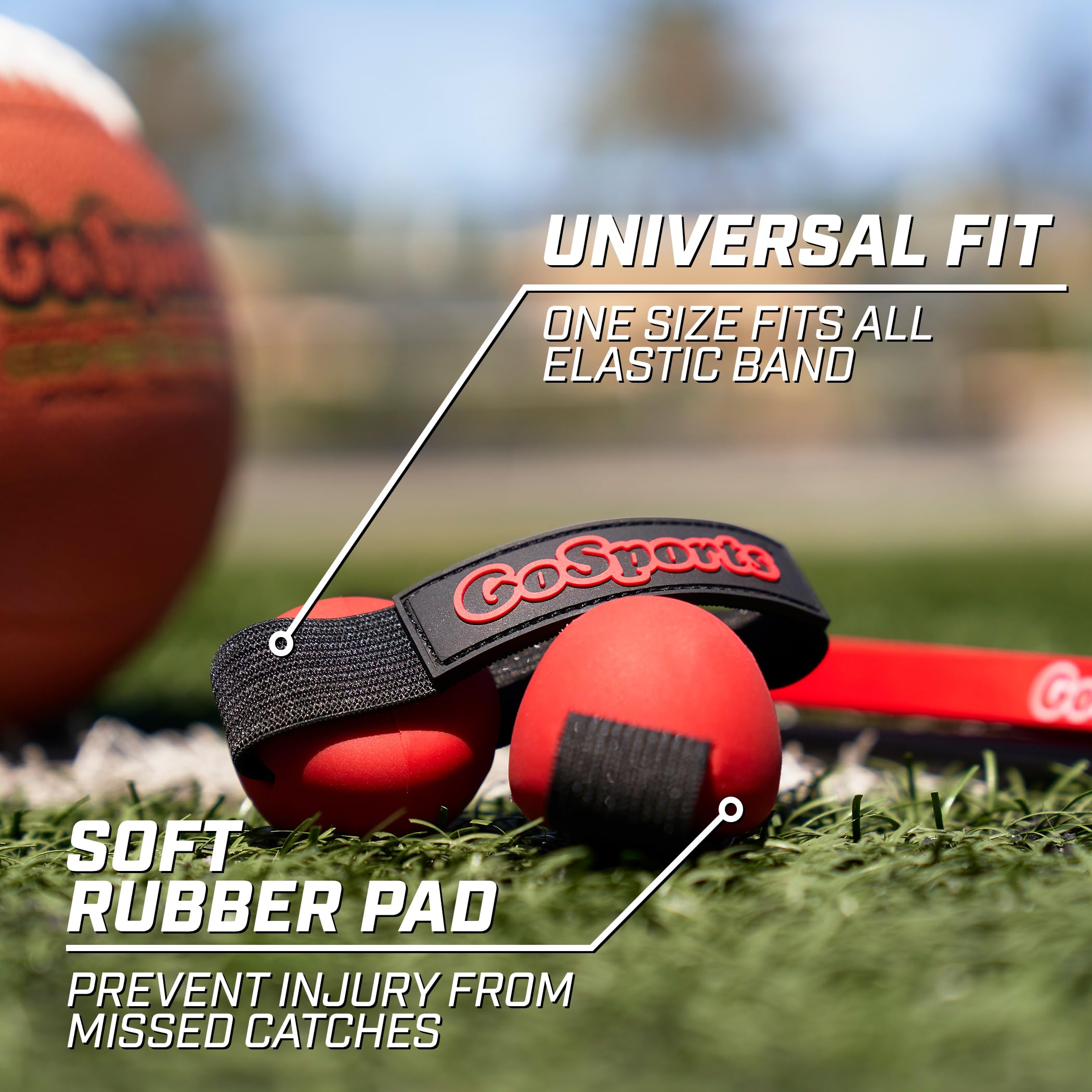GoSports Perfect Catch Football Receiver Trainers - Teach Fundamentals and Proper Catching Technique