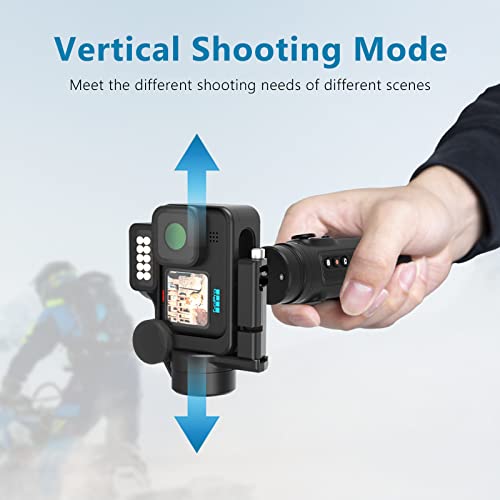 INKEE Falcon Plus Gimbal Stabilizer for Action Cameras 3-Axis Professional Camera Handheld Gimbal for GoPro Hero10, 9, 8, 7, 6, 5, OSMO Action, Insta360