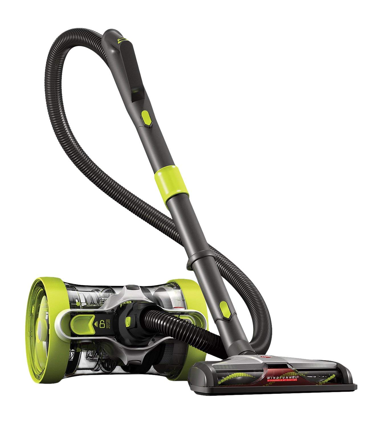 Hoover Air Revolve Multi Position Bagless Corded Canister Vacuum SH40090PC (Renewed)