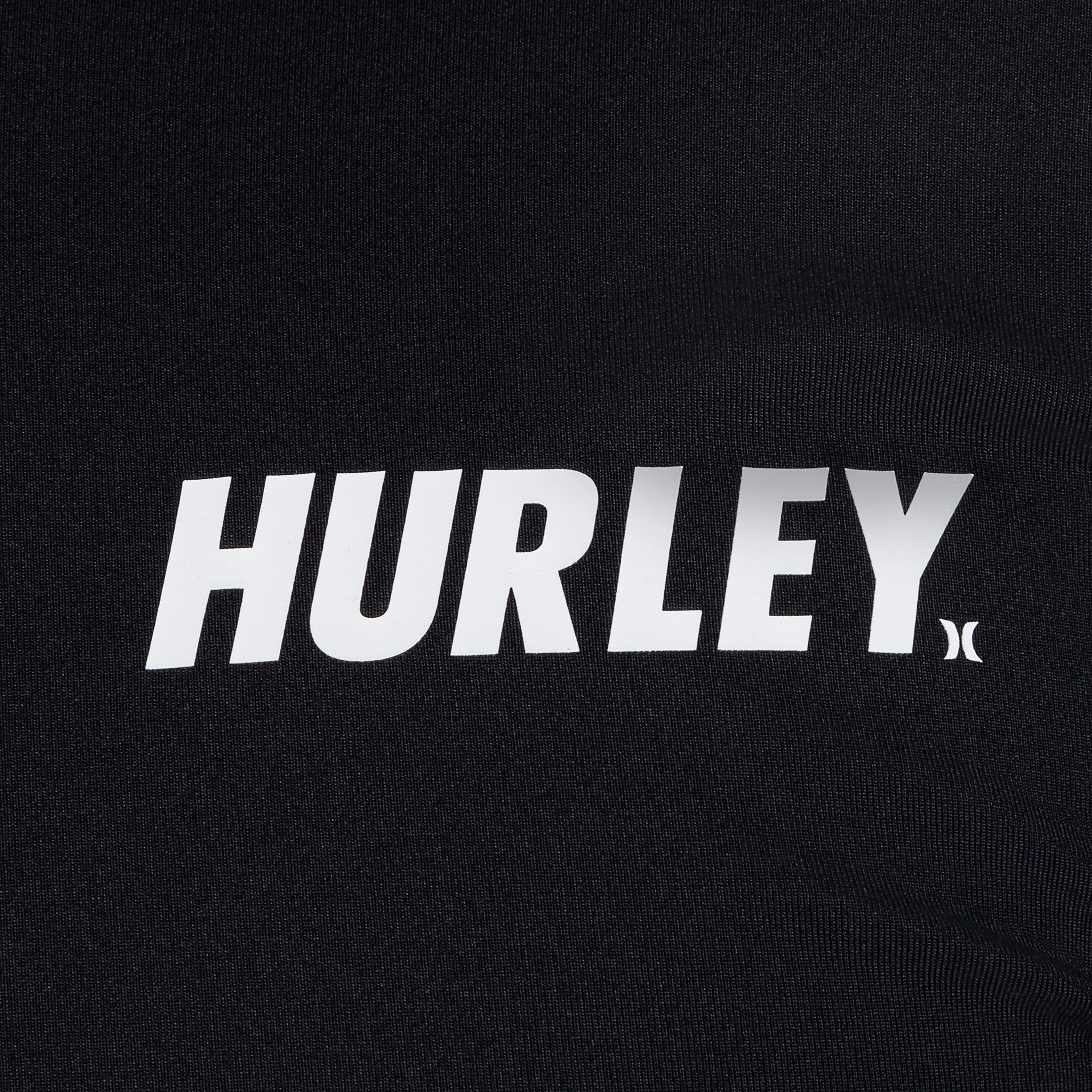 Hurley Men's Standard H2O-Dri Atticus Fastlane UPF Hoodie, Black, X-Large