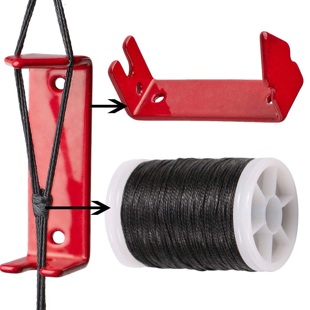 Huntingdoor Bowstring Separator and Bowstring Serving Thread Peep Sight Installer Archery Bow String Separator Quick Splitter for Compound Bow