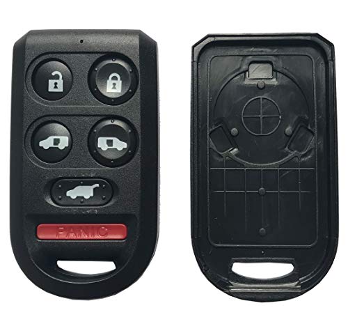 Horande Replacement Keyless Entry Key Fob Cover Case fit for 2006 2007 2008 2010 Honda Odyssey Key Fob Shell (6 Buttons)