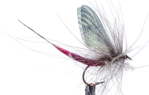 Hemingway's Realistic Mayfly Wings 4 Size Set for Fly Fishing (Light Yellow)