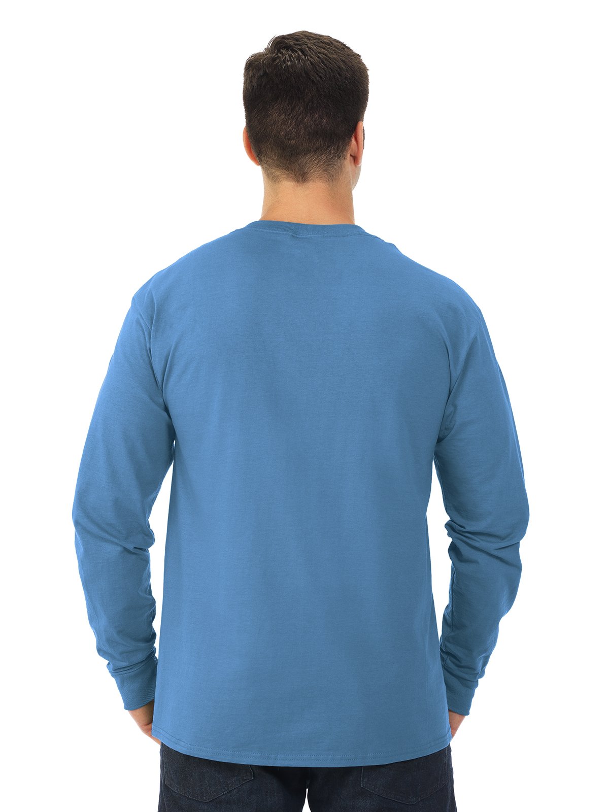 Fruit of the Loom Adult 5 oz. Long-Sleeve T-Shirt, Black, M