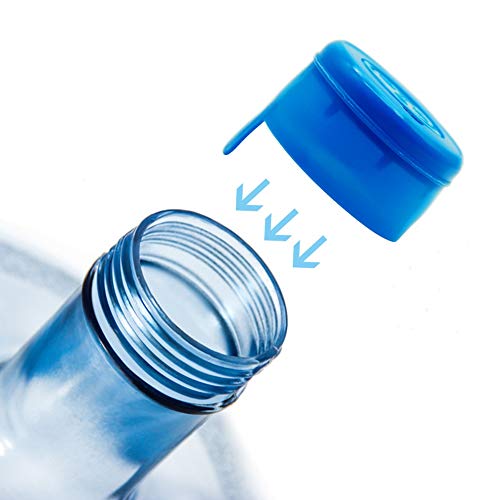Happy Trees 3 and 5 Gallon Reusable Lids for Water Dispenser Jugs, 55 mm Anti-Splash Caps for Water Containers, Non-Spill Water Jug Replacement Caps, 30 Pcs