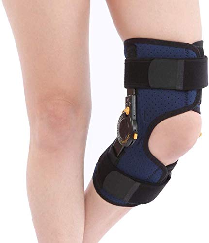 Knee Brace Knee Brace Support, ROM Adjustable Immobilizer Knee Support Orthopedic Guard Protector for Knee Fracture Ligament Strain, Meniscus Injury (Size : A(Small))