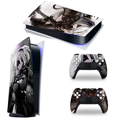 Girl Game 16+ - PS5 Skin Console and 2 Controller, Vinyl Decal Sticker Full Cover Protective ( Only fit PlayStation 5 regular)