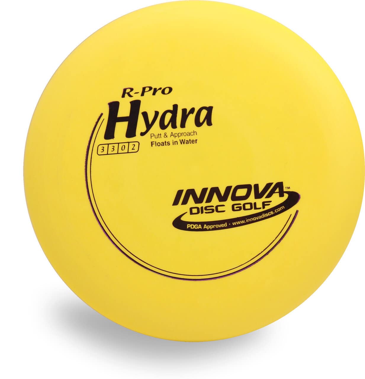 Innova R Pro Hydra Floater Putter & Approach Golf Disc, Floats in Water, Pick Weight/Color [Stamp & Exact Color May Vary] Yellow 175-176 Grams