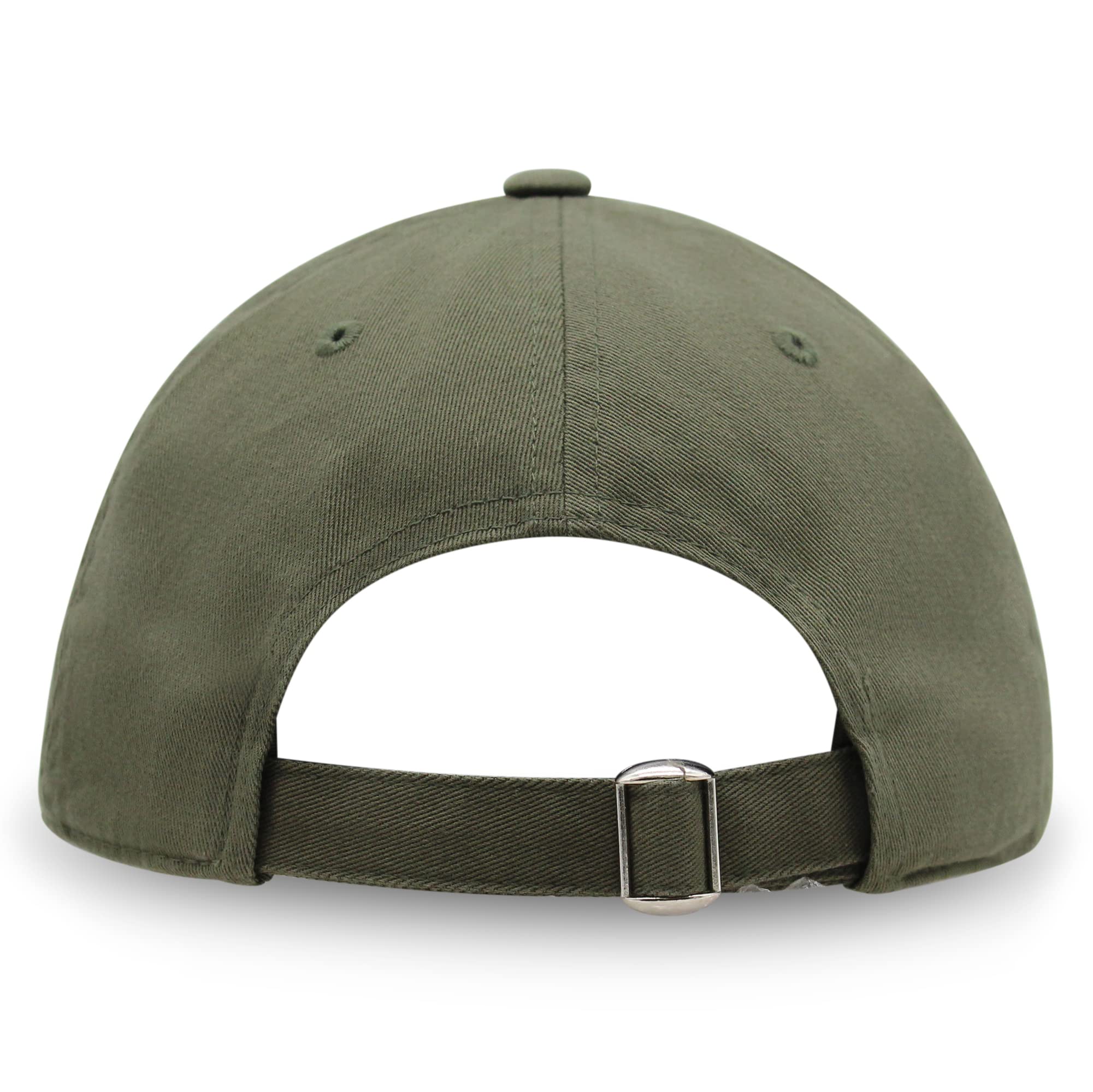 JPAK Bean Sprouts Premium Dad Hat Embroidered Baseball Cap Plant Olive Green