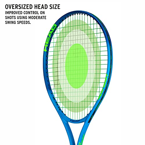HEAD Ti. Conquest Tennis Racket - Pre-Strung Head Light Balance 27 Inch Racquet - 4 3/8 In Grip