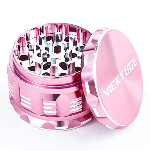 VICKDGE Large Kitchen Grinder for Spice (2.5β, Pink)
