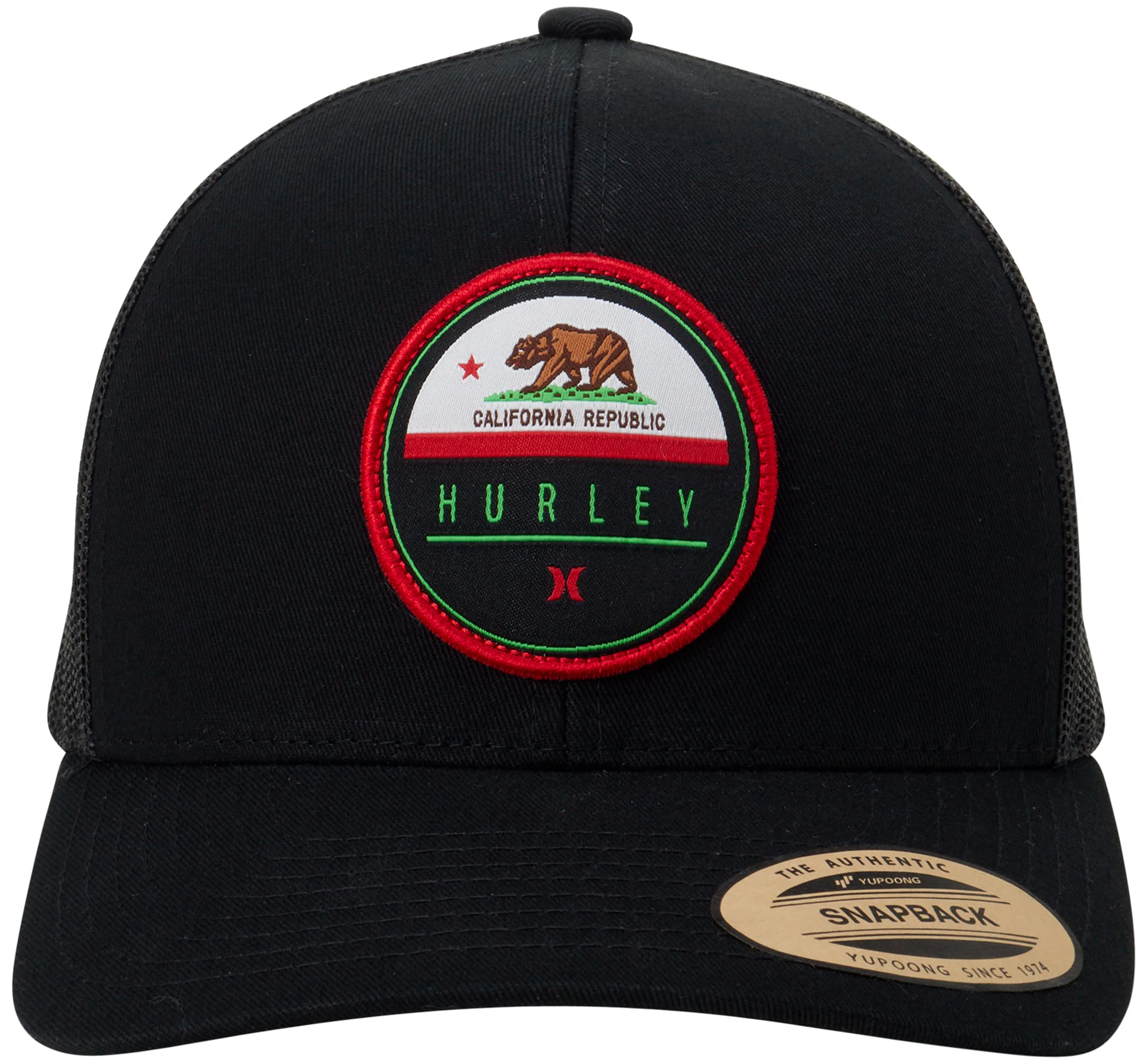 Hurley Men's Destination Curved Bill Trucker Baseball Cap Hat, Size One Size, California