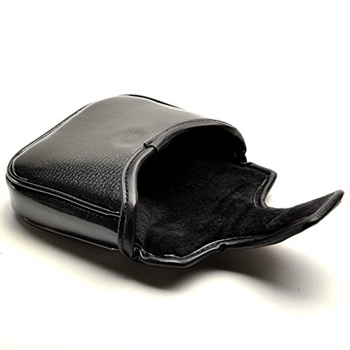 GOOACTION Skull Golf Club Heel Shafted Square Mallet Putter Cover Magnetic Closure Design Synthetic Leather Putters Headcover Black