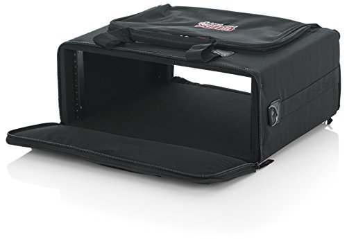 Gator Cases Portable 4U Rack Bag with 14" Rackable Depth; (GRB-4U)