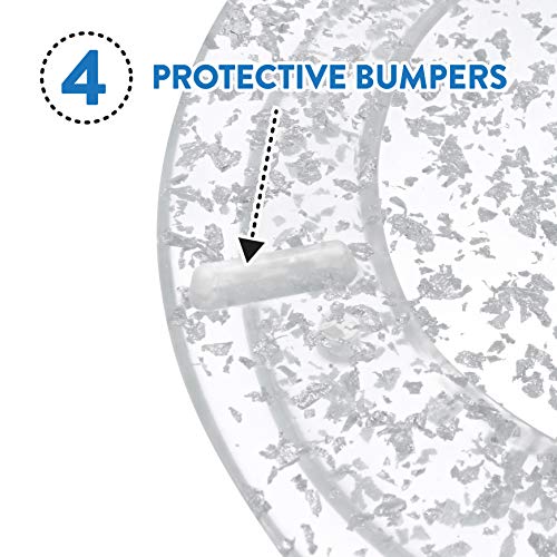 Ginsey 59608 Toilet Seat, Standard, Silver Foil