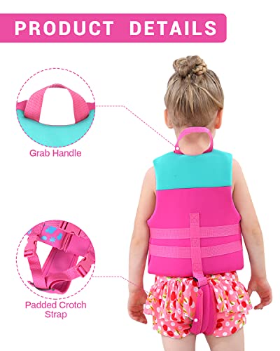 Gogokids Kids Swim Vest Float Jacket - Boys' and Girls' Floaties Swimsuit Buoyancy Swimwear