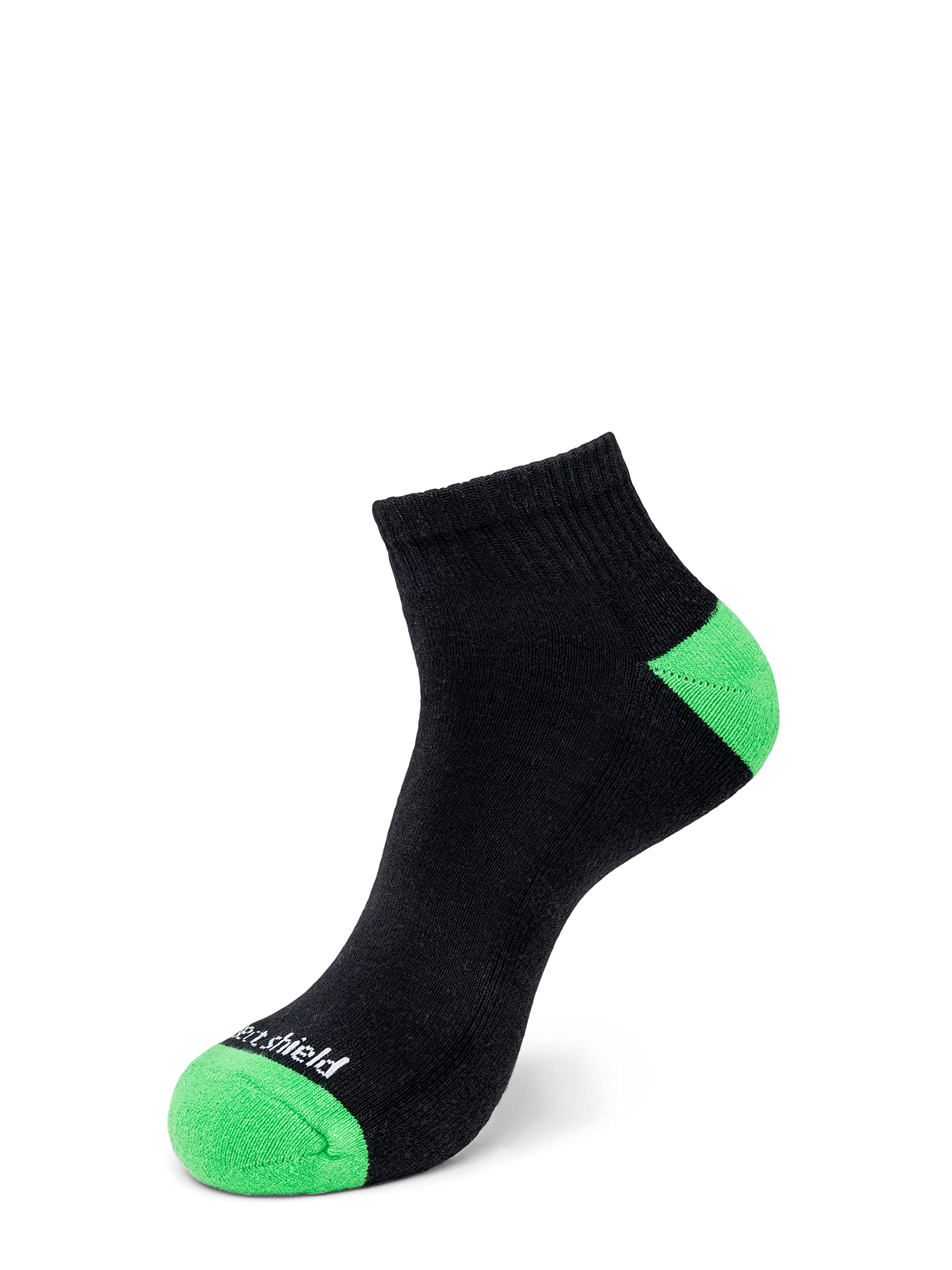 Insect Shield Bug Repellent Golf & Sport Ankle Socks, Black, Medium