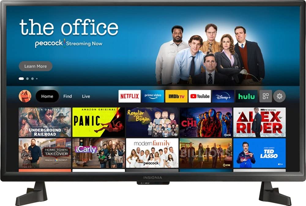 INSIGNIA 32-inch Class F20 Series Smart HD 720p Fire TV (NS-32F201NA22, 2021 Model)