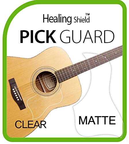 Healingshield Premium Acoustic Guitar Pickguard Style Type Clear Matt