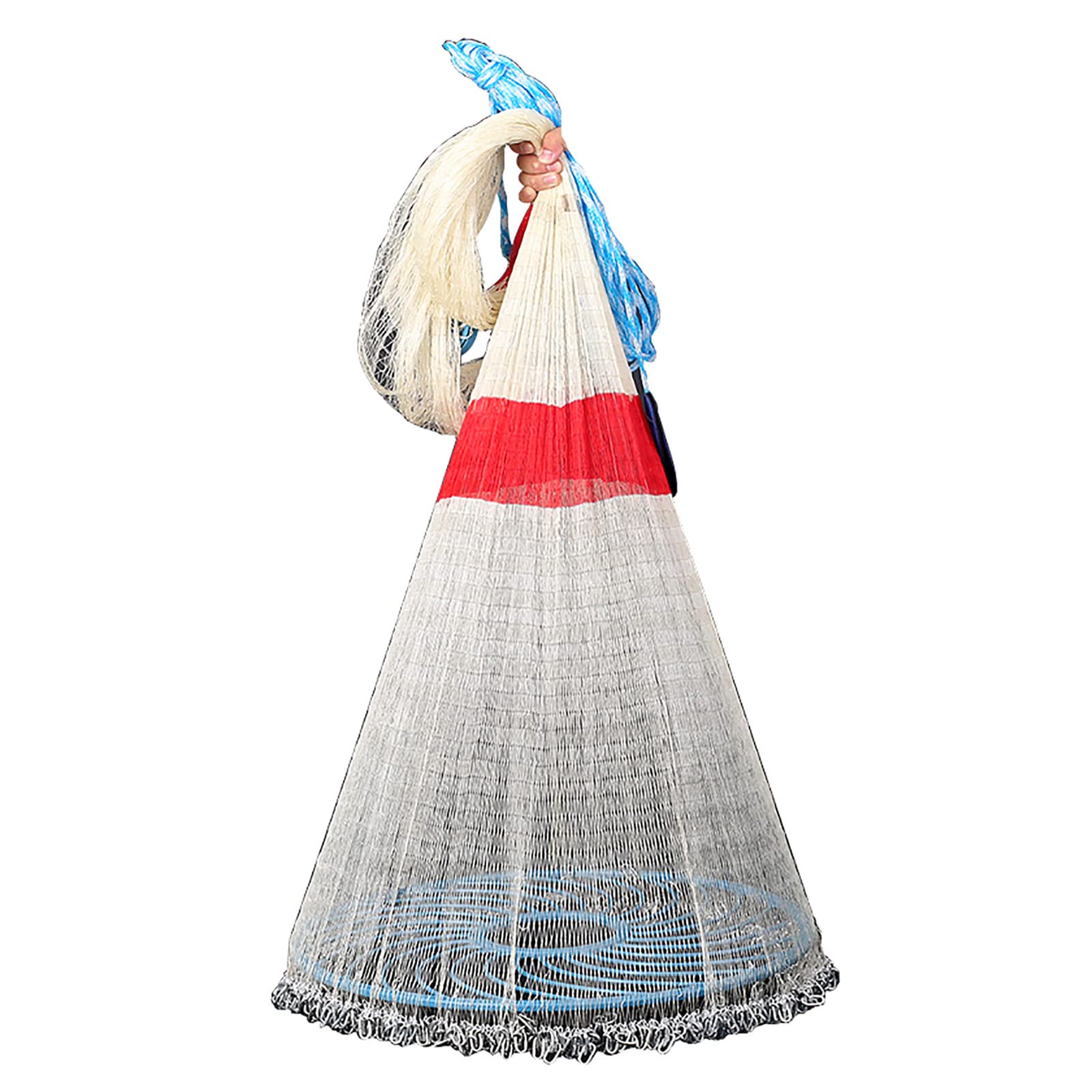 HWTOP Floating Fishing Nets, Hand Throwing Nets for Frisbees, Portable Fishing Nets, Fishing Tools, for Bass, Crayfish, Crabs