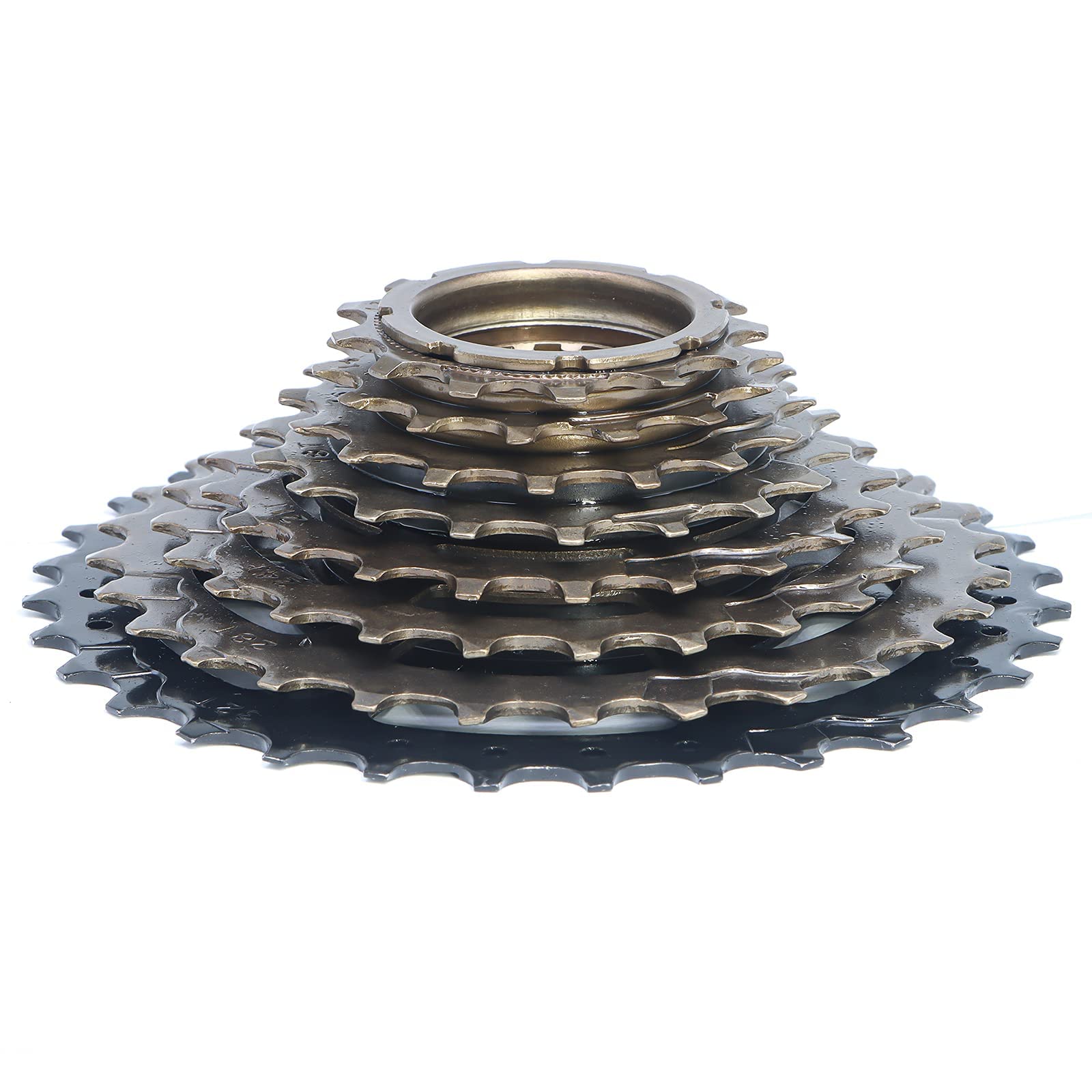 Hycline Bike Freewheel: 8 Speed 13-32T Bicycle Freewheel - Threaded Type Freehub Cycling Replacement Part