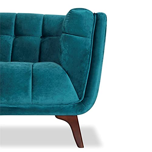 Home Square 3 Piece Furniture Set with 78" Velvet Sofa and 88" Velvet Sofas