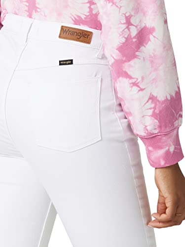 Wrangler womens High Rise Unforgettable Skinny Jeans, Bright White, 12 US