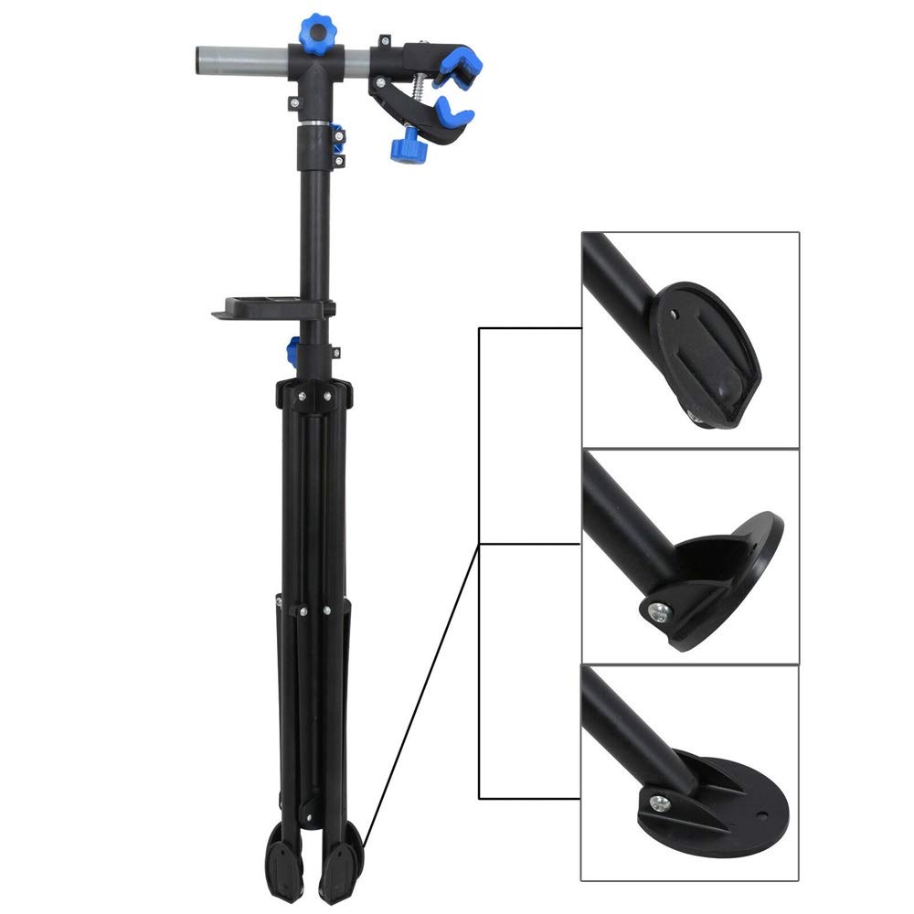 Hype Bike Repair Stand Adjustable w/Max 74" Telescopic Steel Arm Bicycle Rack